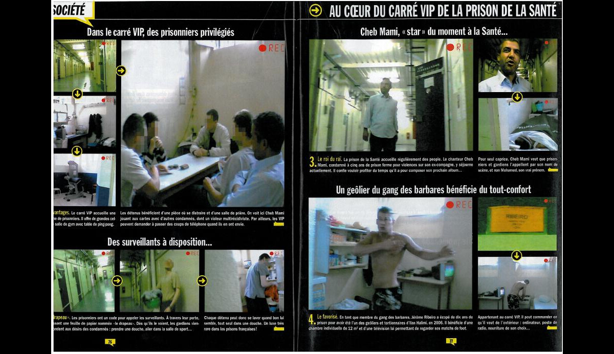 Photo : Article polémique qui montrait Cheb Mami à la prison de la ...