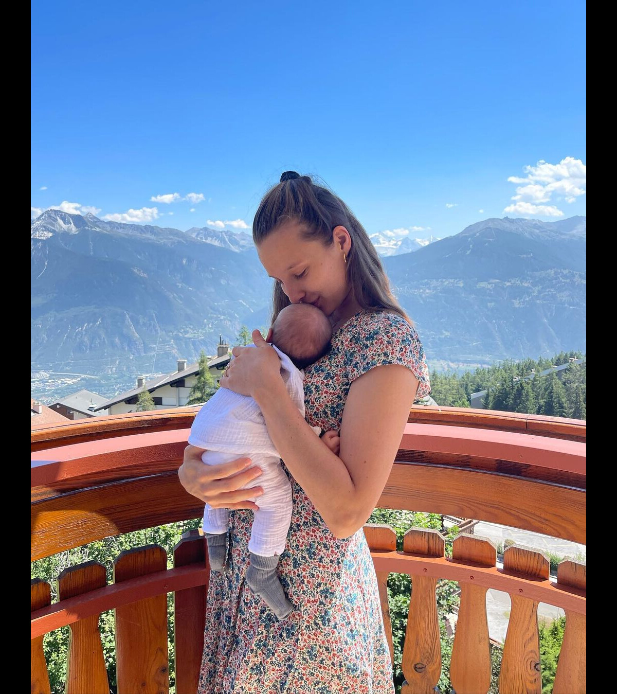 Photo : Ilona Smet et son petit bébé, un garçon dont elle n'a pas ...