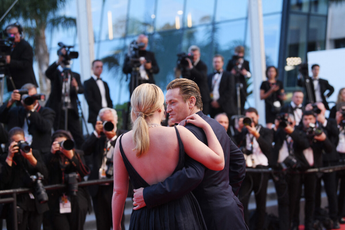 Photo : Benoît Magimel et sa femme Margot Pelletier à la montée des ...