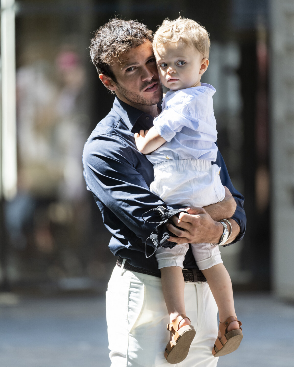 Photo : Hugo Philip et son fils Marlon - Caroline Receveur et Hugo ...