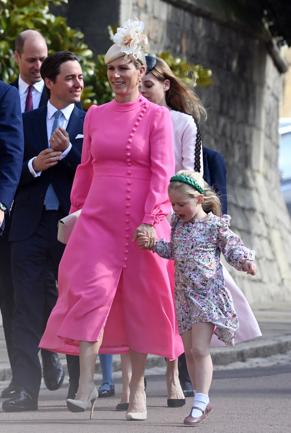 Photo : Zara Tindall, sa fille Lena, La princesse Beatrice d'York et son mari Edoardo Mapelli ...