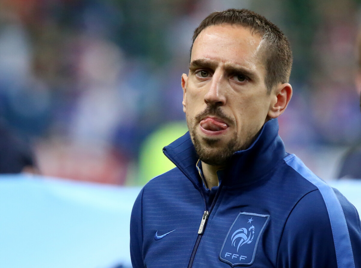 Photo : Franck Ribery - L'equipe de France de football s'est qualifiee ...