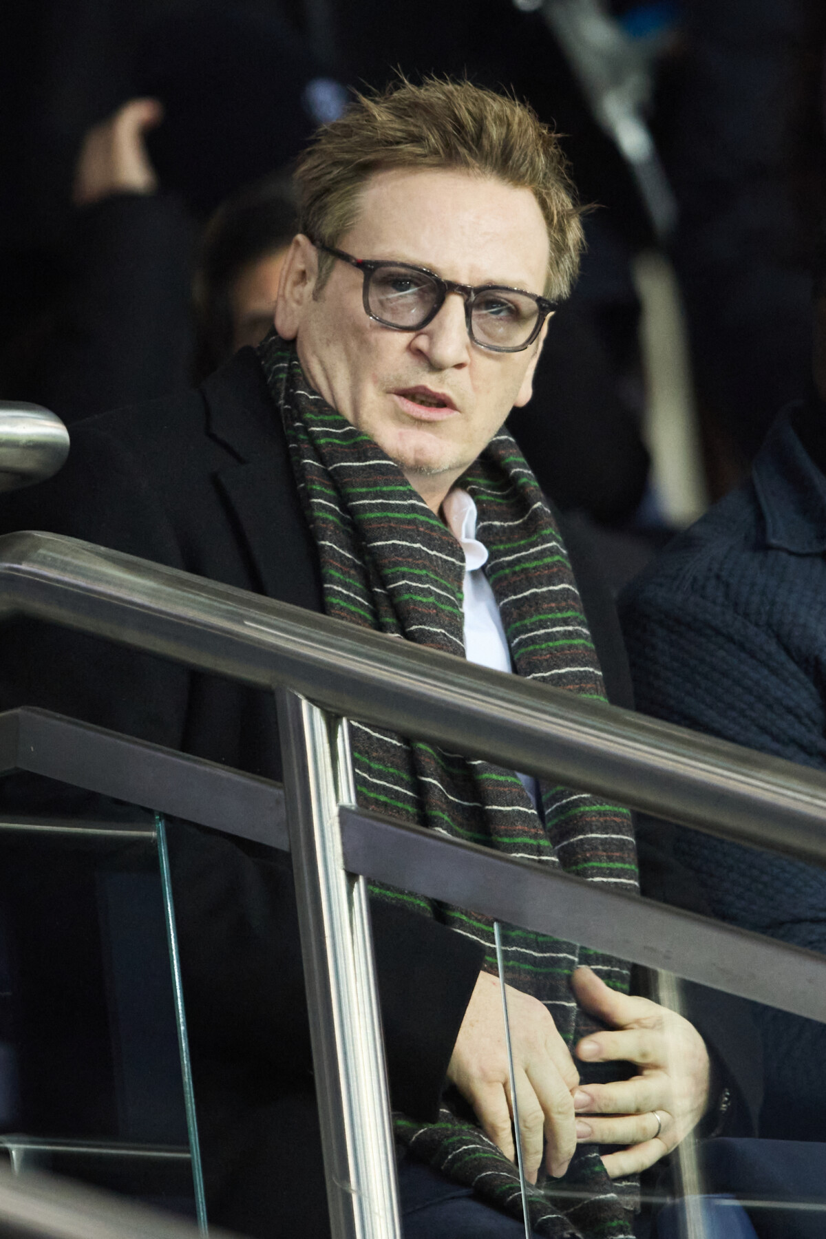 Photo : Benoit Magimel - Célébrités dans les tribunes au match de ...