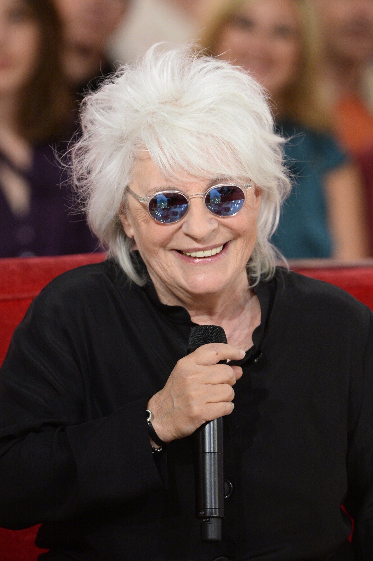 Photo : Catherine Lara - Enregistrement de l'émission "Vivement Dimanche" à Paris le 13 mai 2014 ...