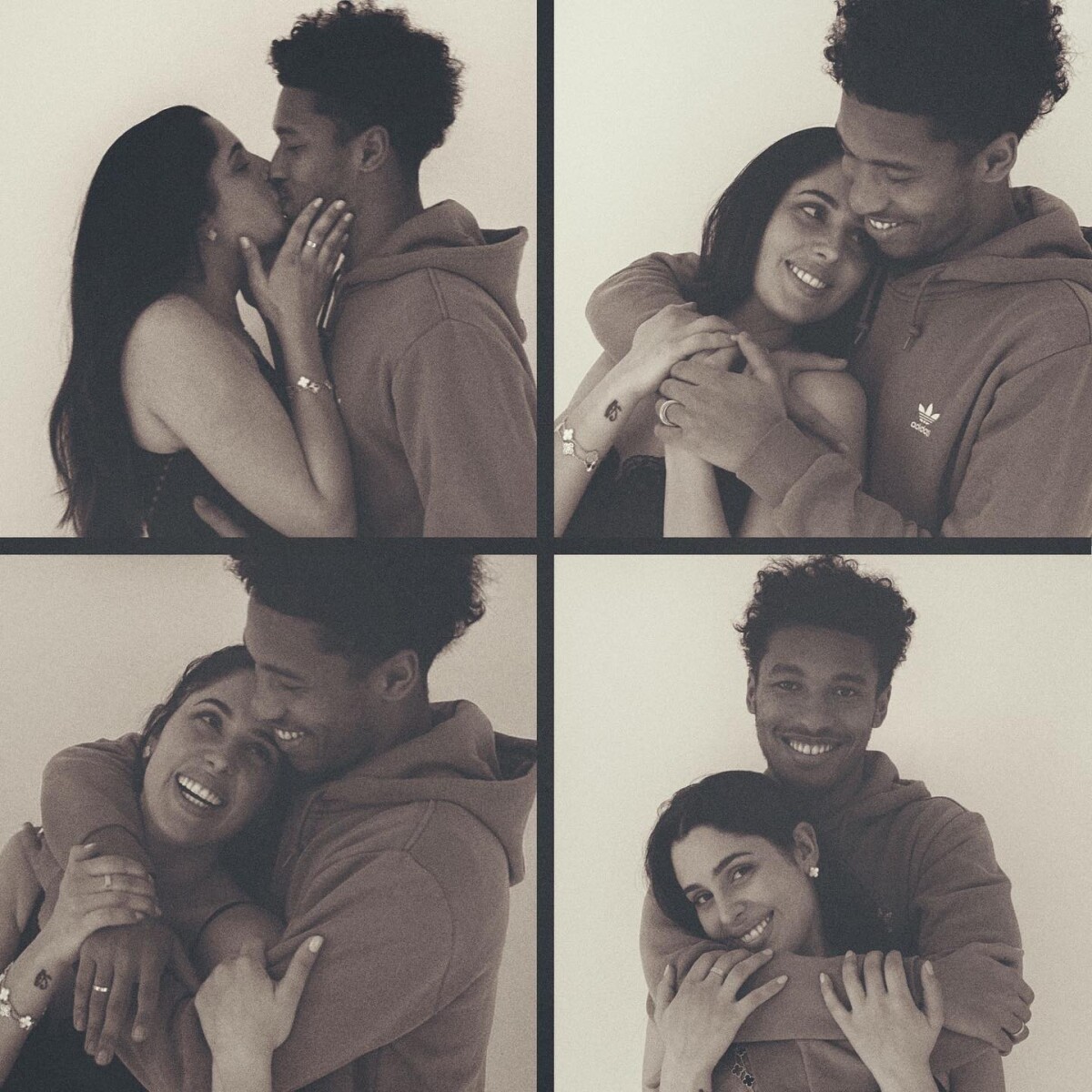 Photo : Coralie Porrovecchio et Boubacar Kamara - Purepeople