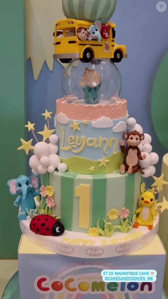 Nabilla : Photos de sa fête grandiose pour l'anniversaire de Leyann, 1 ...