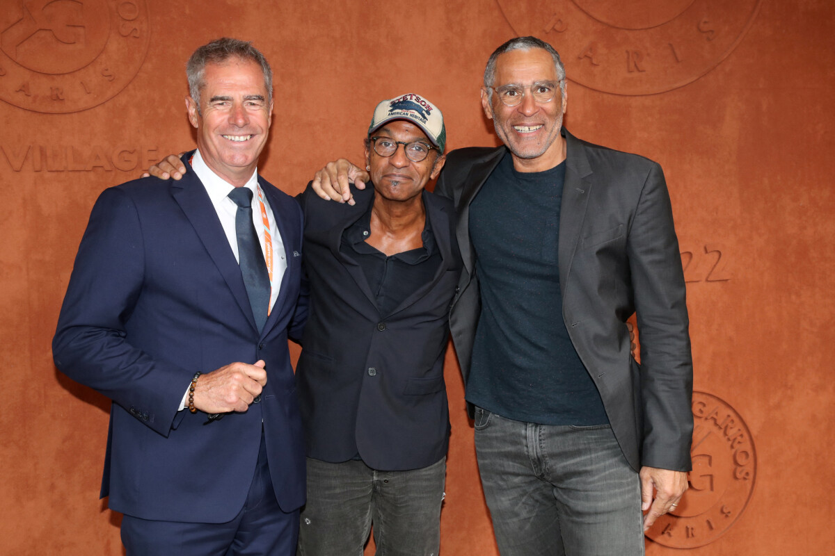 Photo : Marc Maury, Manu Katché et Richard Dacoury au village (Jour 2 ...