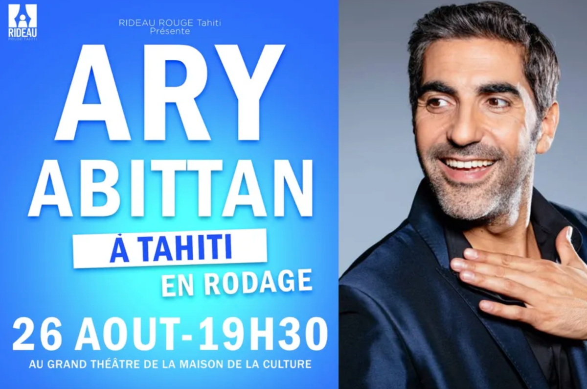 Photo : Affiche du nouveau spectacle d'Ary Abittan. - Purepeople