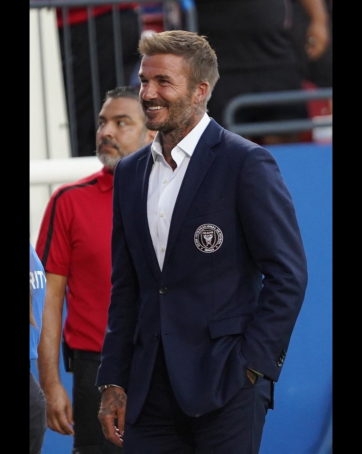 Photo : David Beckham, président du club de l'Inter Miami - L.Messi ...
