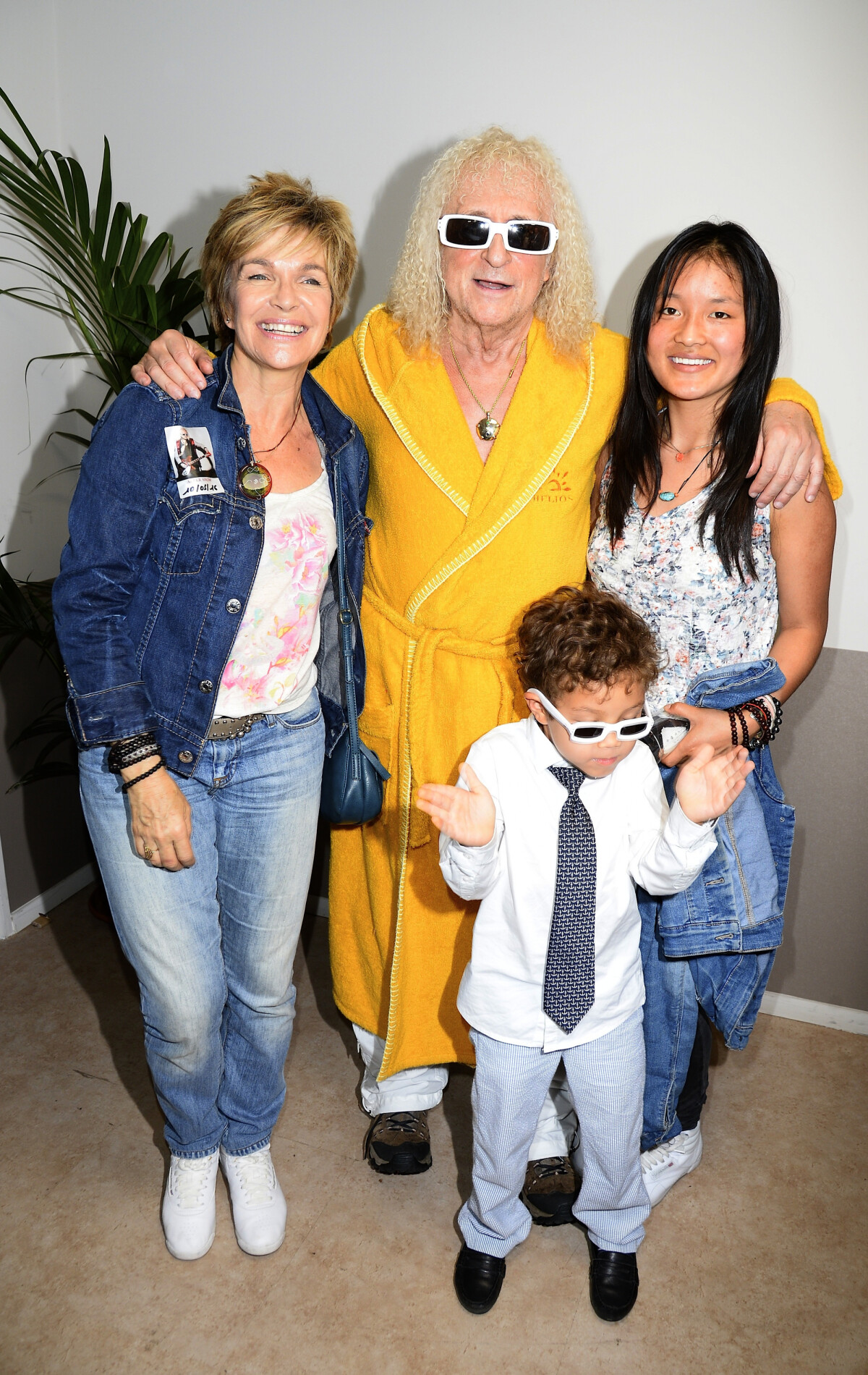 Photo : Véronique Jannot avec sa fille Migmar, Michel Polnareff et son ...