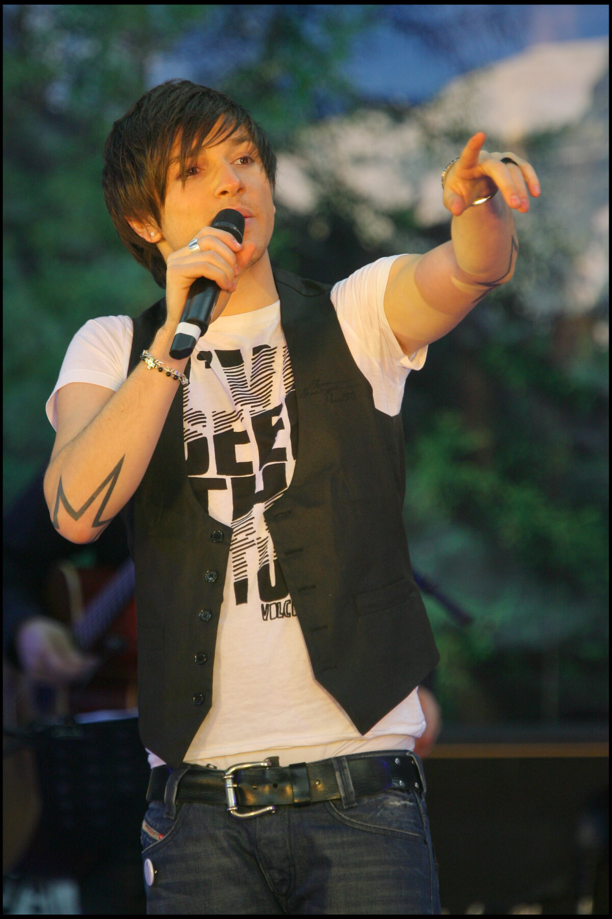 Photo : Quentin Mosimann au Stade de France. - Purepeople
