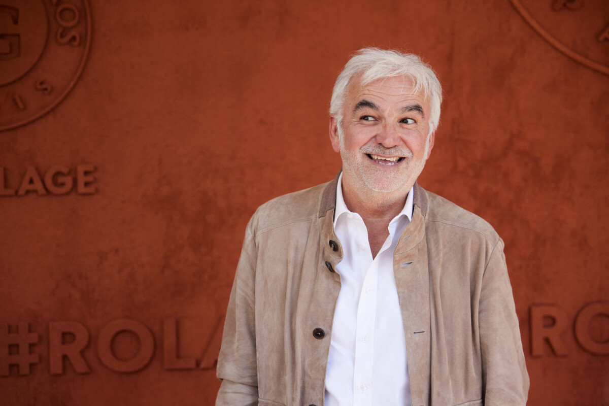 Photo : Pascal Praud au village lors des Internationaux de France de ...