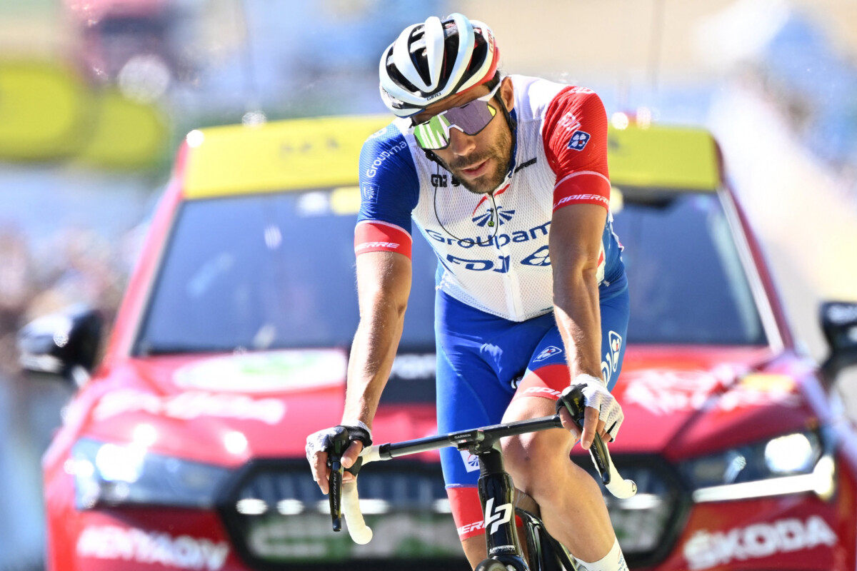Photo : Thibaut Pinot - Tour de France 2022 - Étape 14, 195 kms avec ...