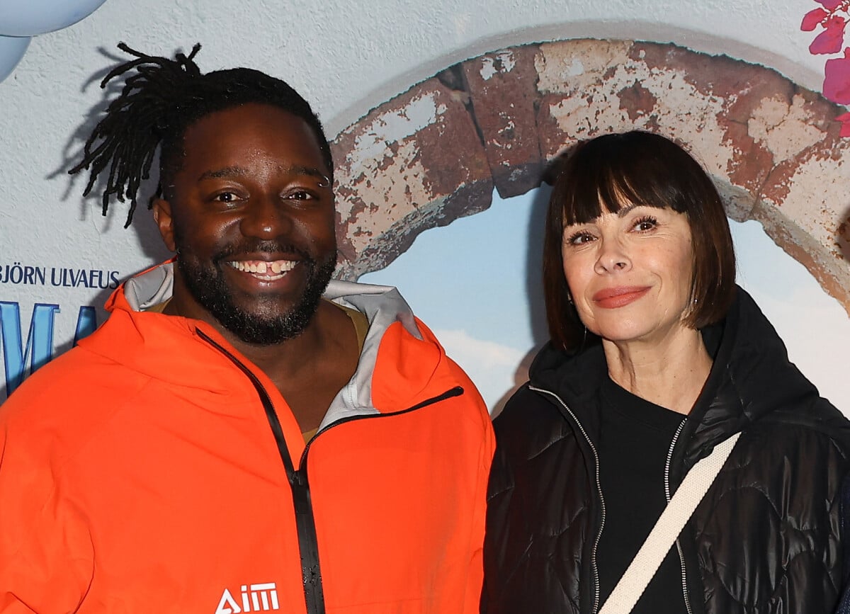 Photo : Mathilda May et son mari Sly Johnson - Soirée de gala pour la ...