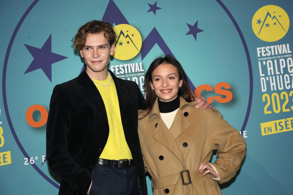 Photo : Louis Albi, Enola Cox - Photocall lors de la 26ème édition du festival international du ...