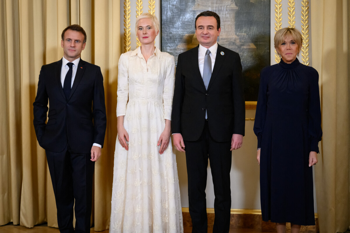 Photo : Emmanuel Macron, président de la République et sa femme ...