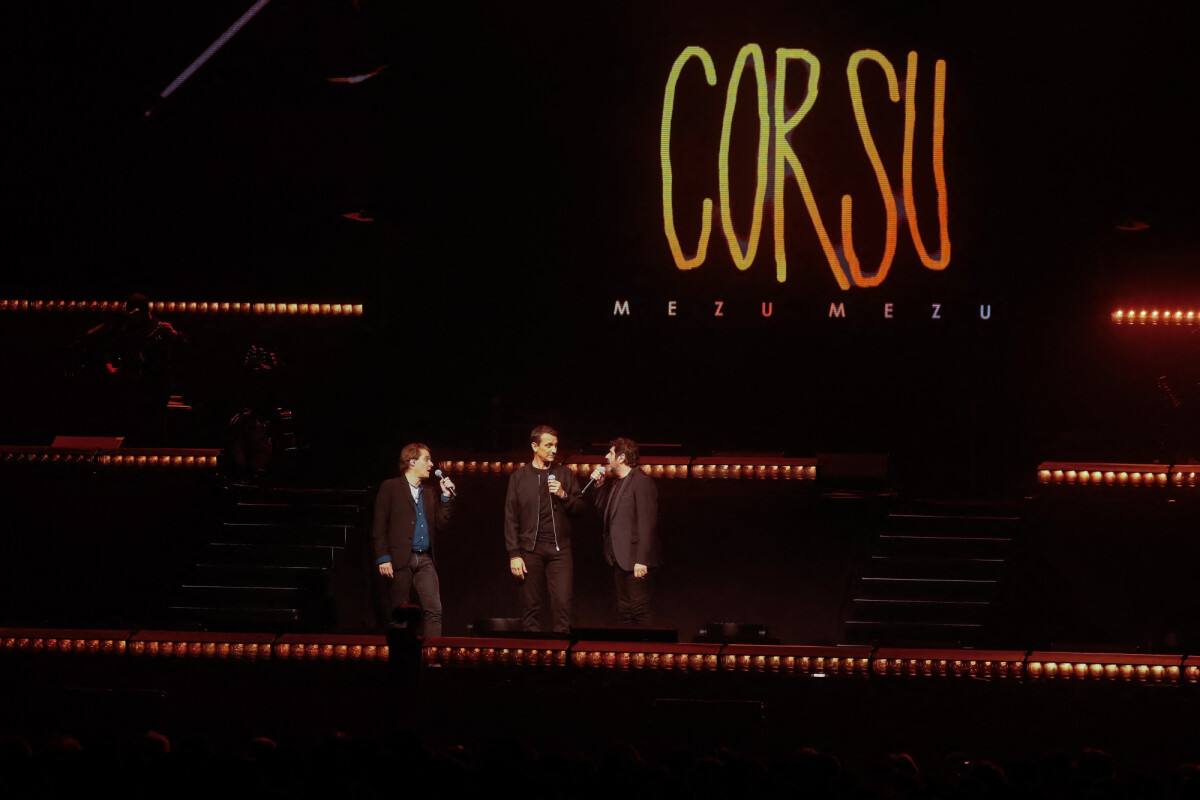 Photo : Exclusif -Bénabar, Christophe Mondoloni, Patrick Fiori - Concert "Corsu Mezu Mezu" à la ...