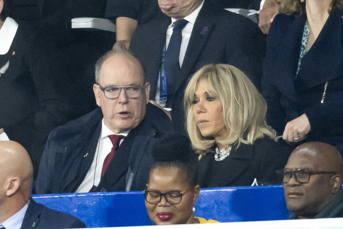 Photo : Brigitte Macron,Le prince Albert II de Monaco - Le président ...