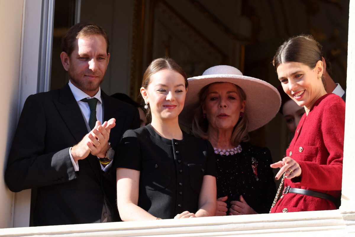 Photo : La princesse Caroline de Hanovre et ses enfants Andrea ...