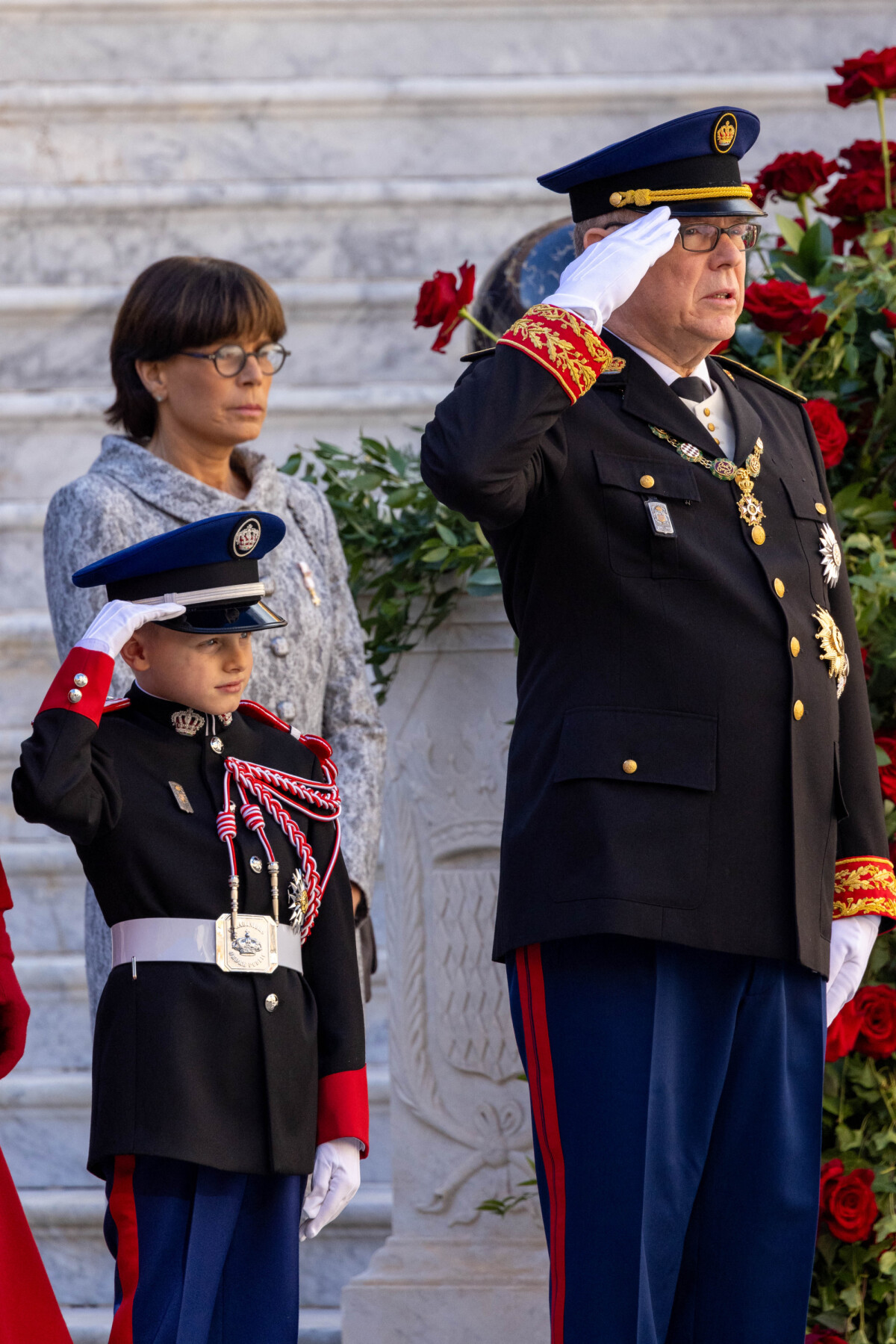 Photo : Proche de sa petite soeur Stéphanie, il était ravi de partager ...