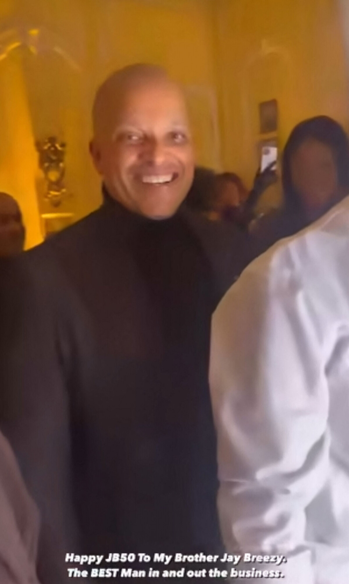 Photo : Capture Instagram - Exclusif - Jay Brown - Jay Z et le directeur général du label ...