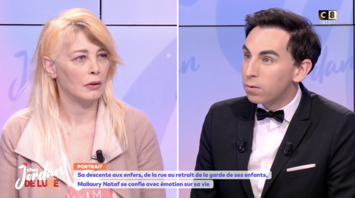 Photo : Mallaury Nataf était l'invitée de l'émission "Chez Jordan" sur ...