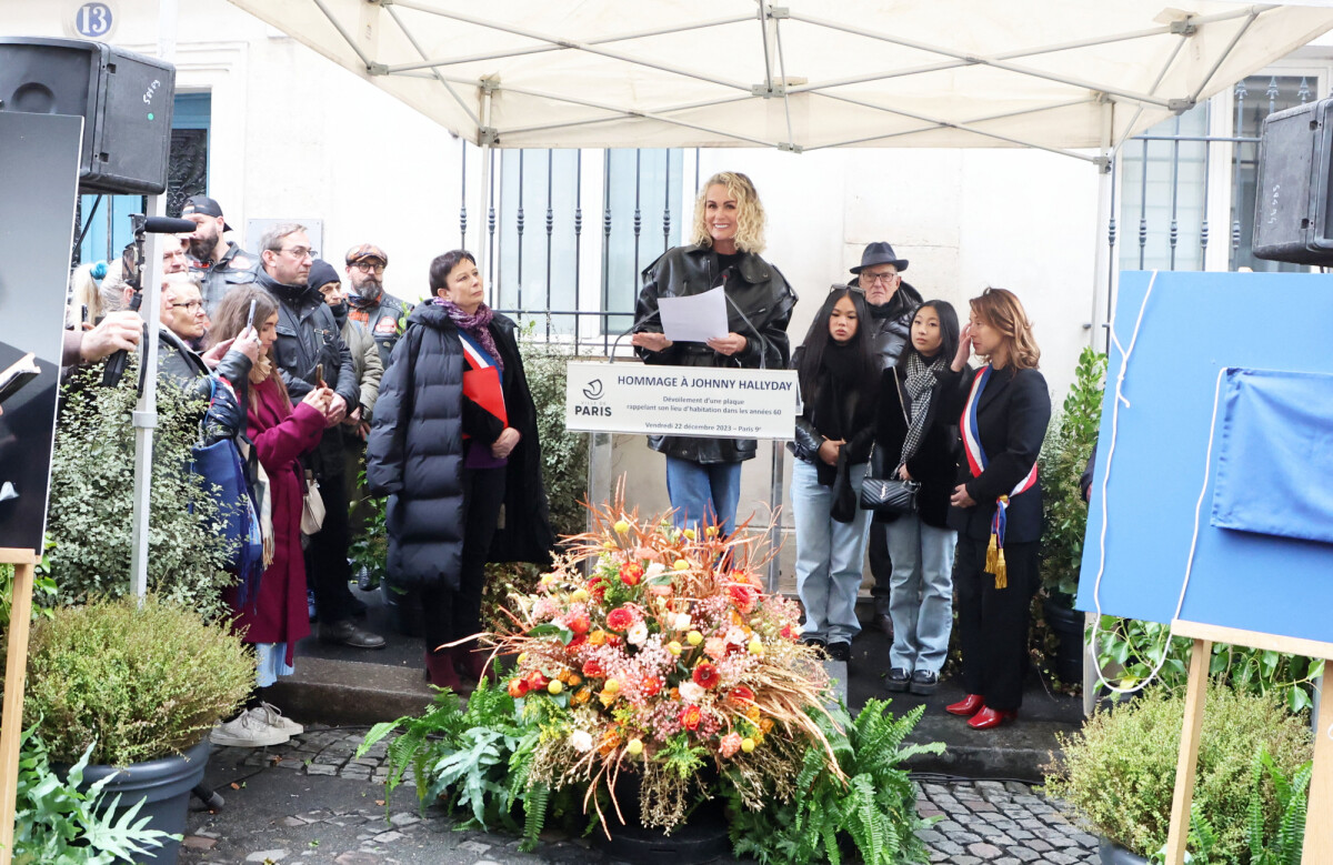 Photo : Laeticia Hallyday a prononcé un discours Laeticia Hallyday, ses ...
