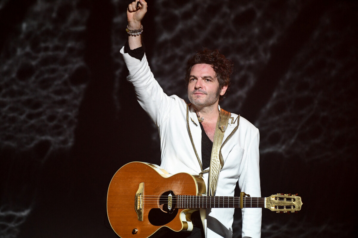 Photo : Matthieu Chedid (M) en concert au palais Nikaia lors de sa ...