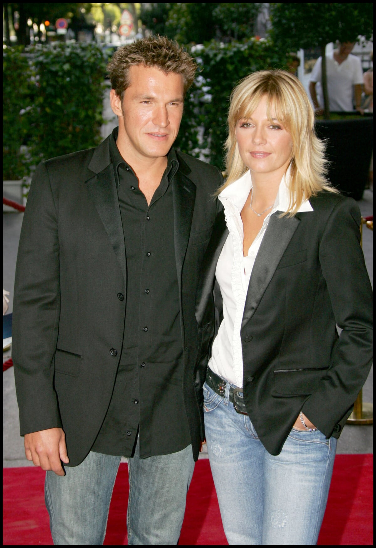Photo : Benjamin Castaldi et Flavie Flament à une conférence de presse ...