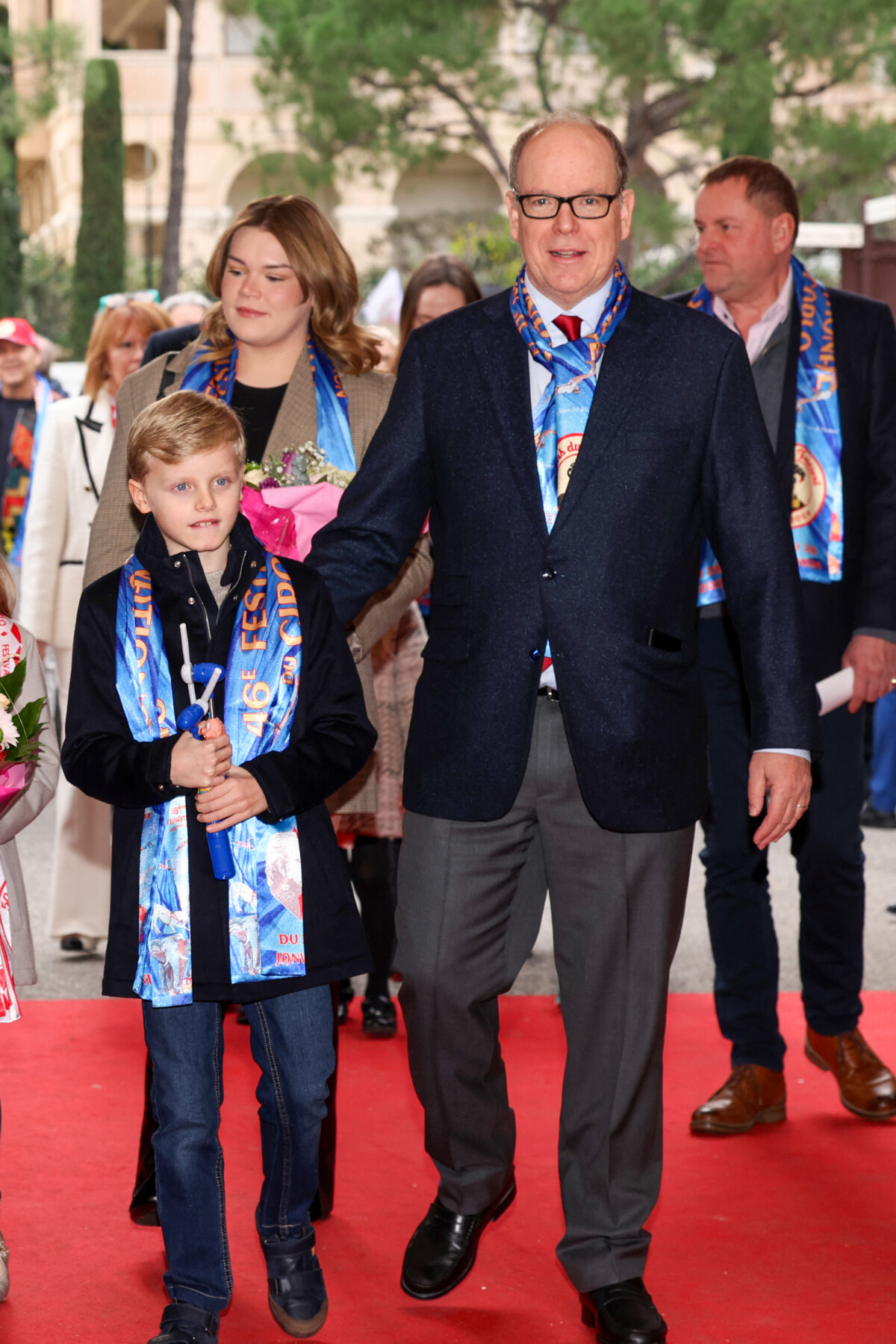 Photo : Le prince Albert II de Monaco et son fils le prince Jacques ...