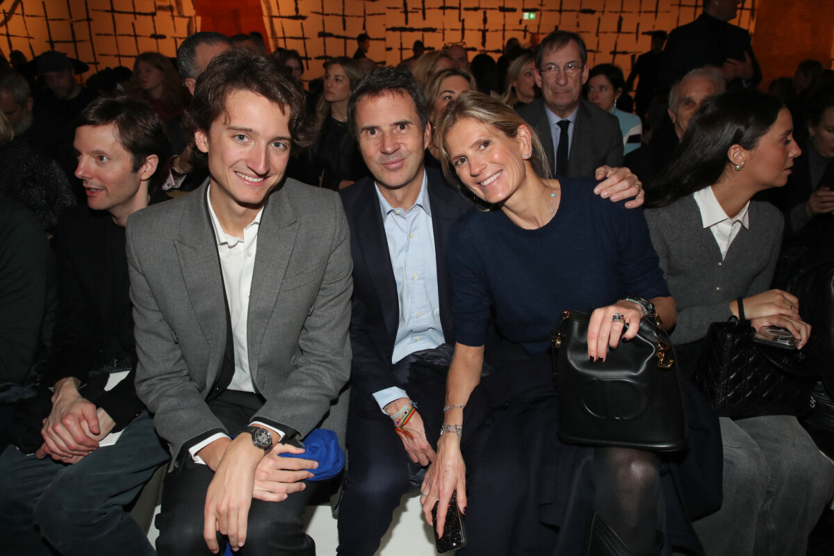Photo : Jean Arnault, Ian Gallienne et sa femme Ségolène - Défilé de ...