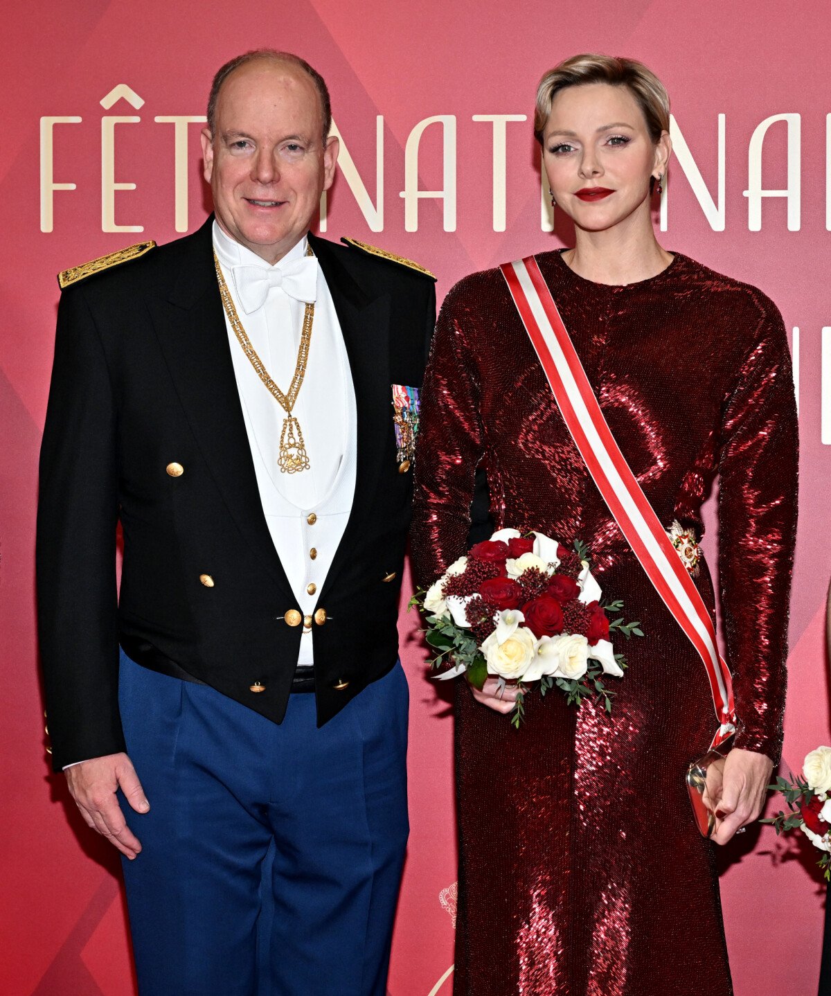 Photo : Le prince Albert II de Monaco était accompagné de sa femme la princesse Charlene pour ...