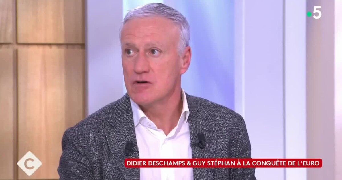 "Ce n'est pas beau" : Didier Deschamps recadre Anne-Elisabeth Lemoine après une mauvaise blague ...