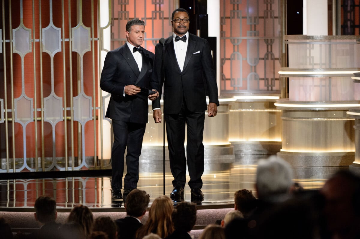 Photo : Sylvester Stallone et Carl Weathers - Show lors de la 74ème ...