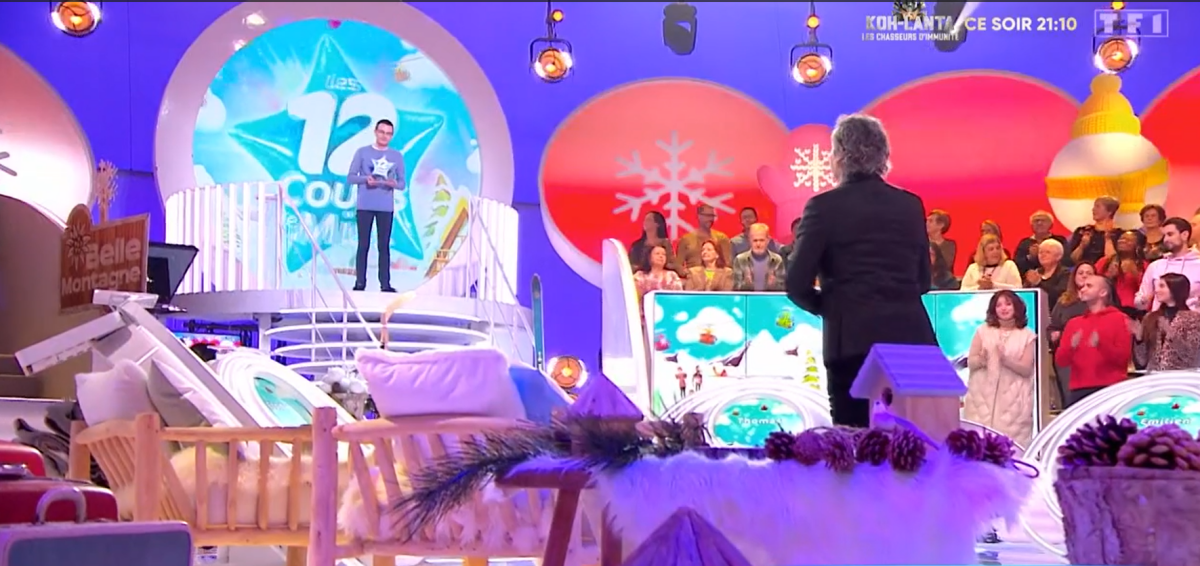 Photo : Emilien, dans les "12 Coups de midi", sur TF1, le 20 février ...