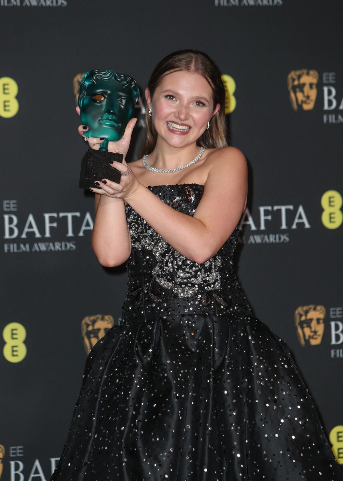 Photo : Mia McKenna-Bruce - Press Room de la cérémonie des Bafta Awards ...