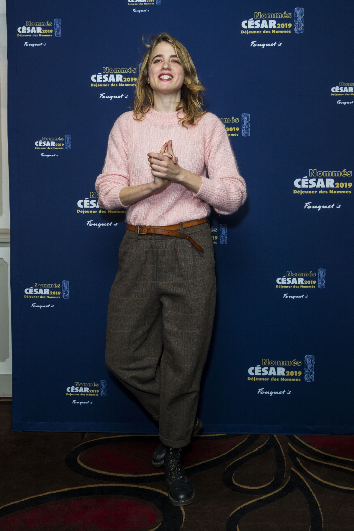 Photo : Adèle Haenel au photocall du "Déjeuner des Nommés César 2019 ...