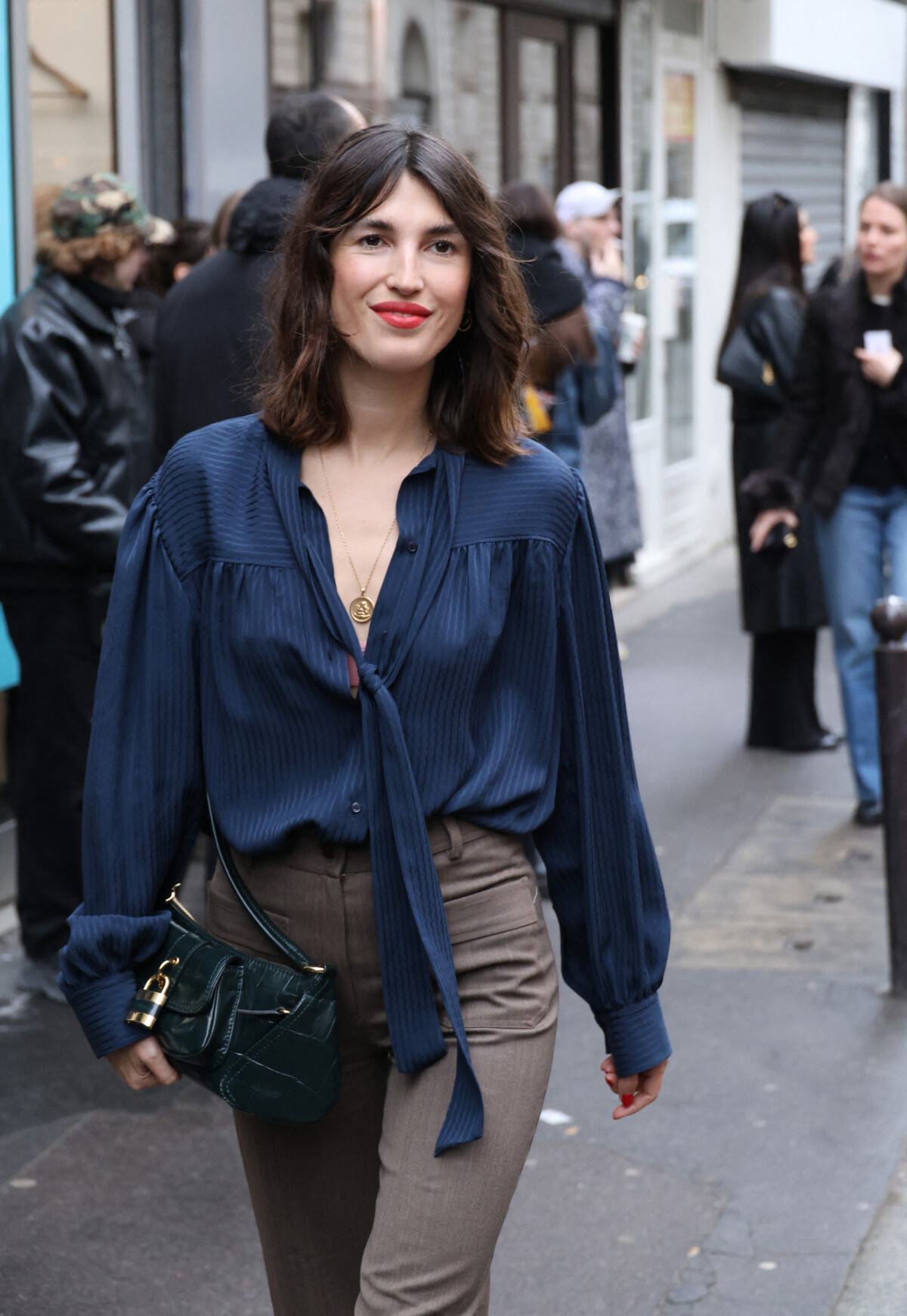 Photo : Jeanne Damas - Défilé de mode Chloé collection femme automne ...