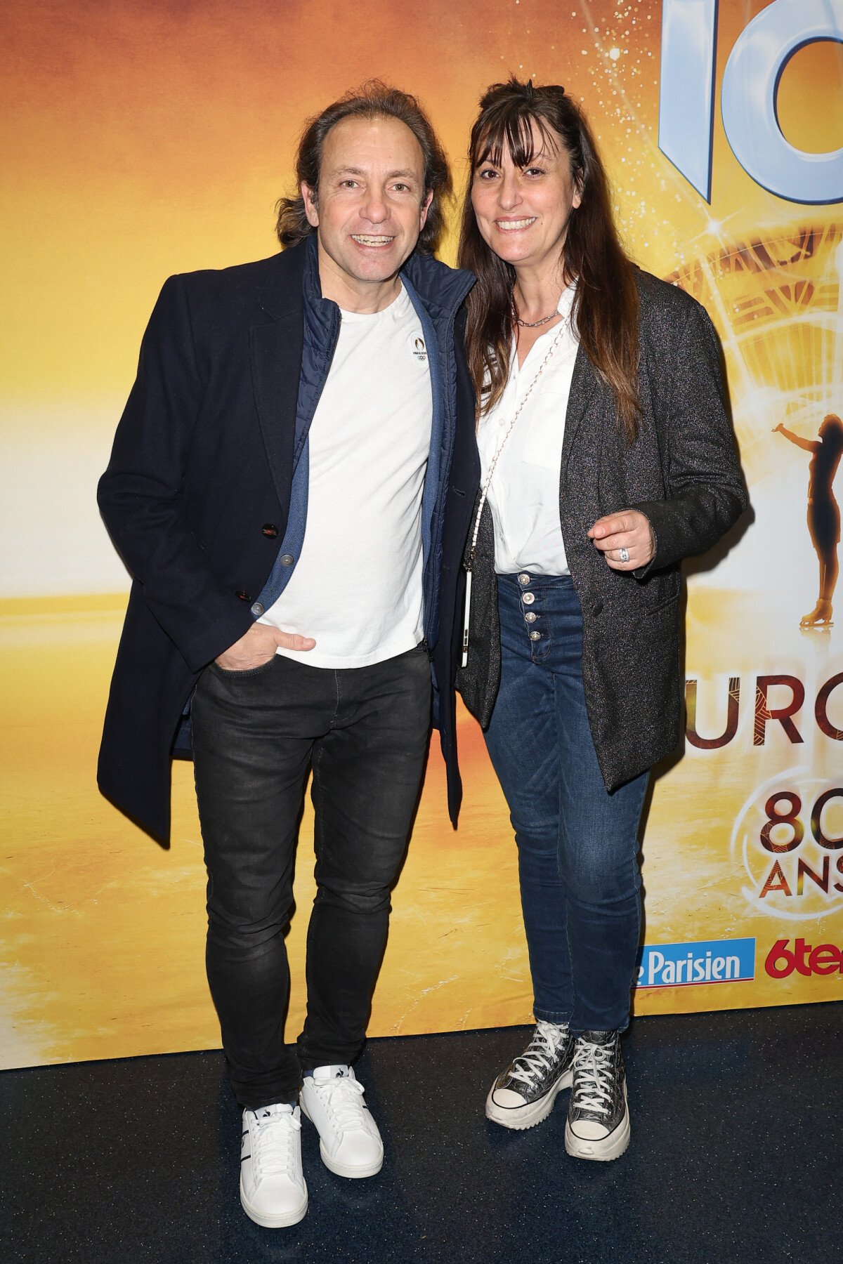 Photo : Philippe Candeloro et sa femme Olivia - Première parisienne du ...