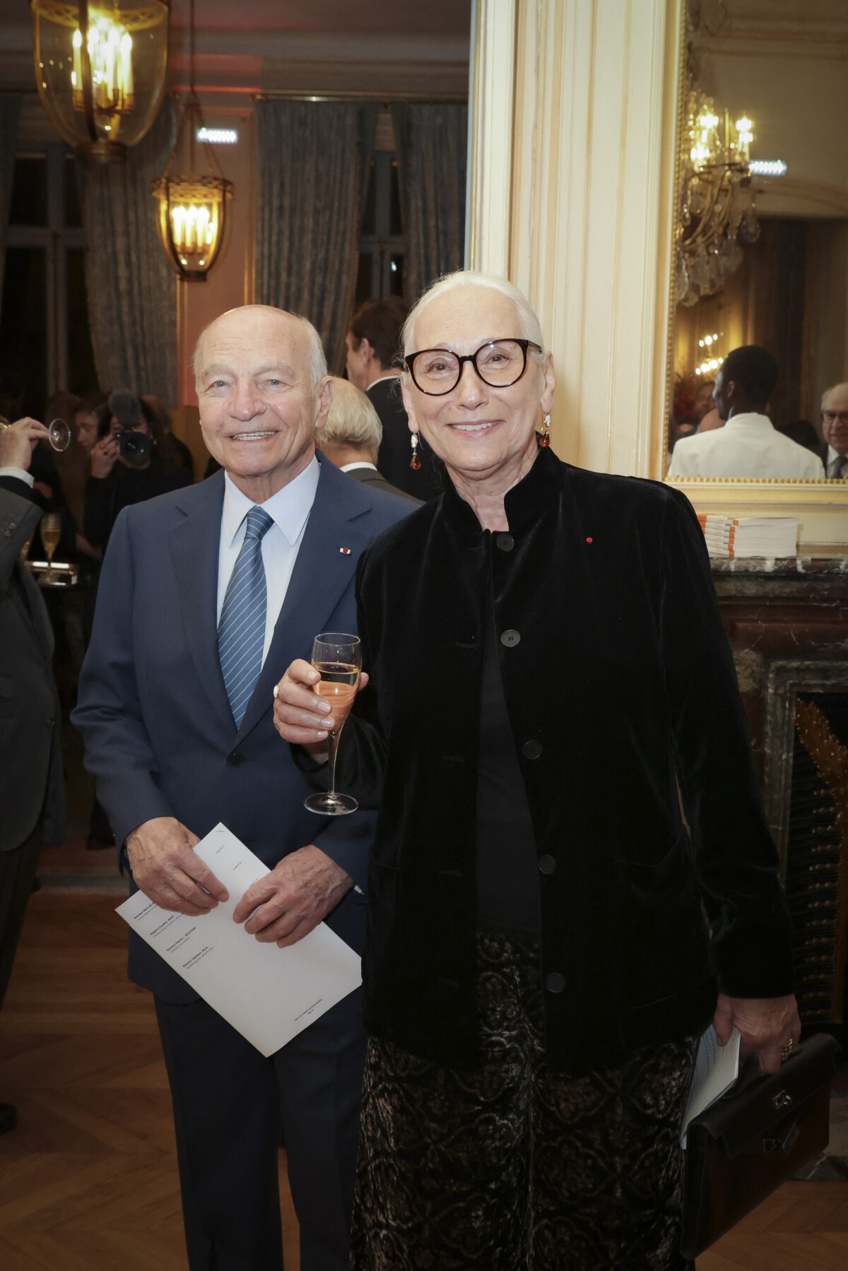 Photo : Exclusif - Pierre Mutz et Françoise Holder - Dîner de la Revue ...