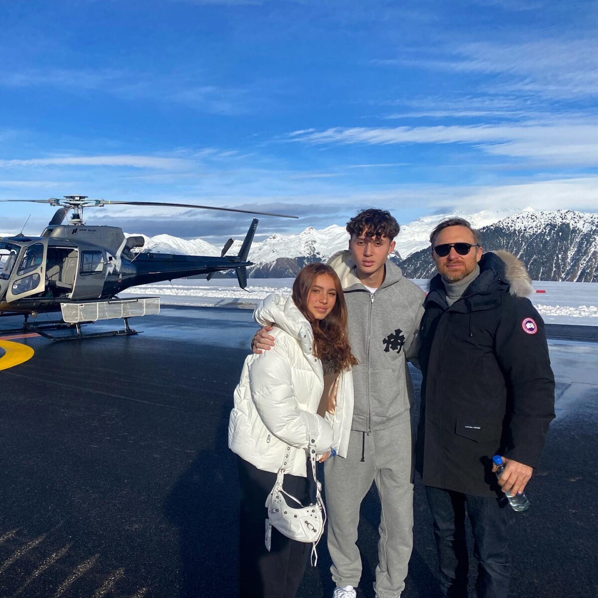 Photo : David Guetta avec Elvis et Angie, les enfants qu'il a eus avec ...