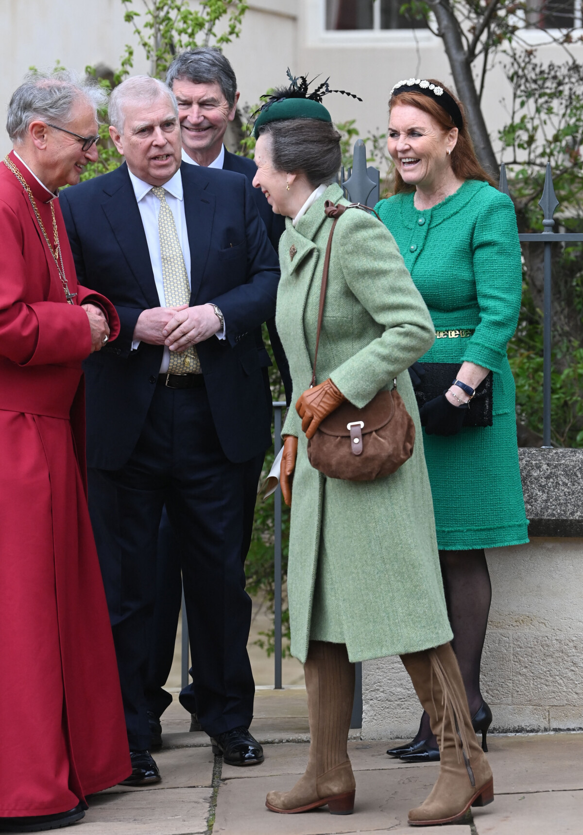 Photo : La princesse Anne, le prince Andrew, duc d'York, Sarah Ferguson ...