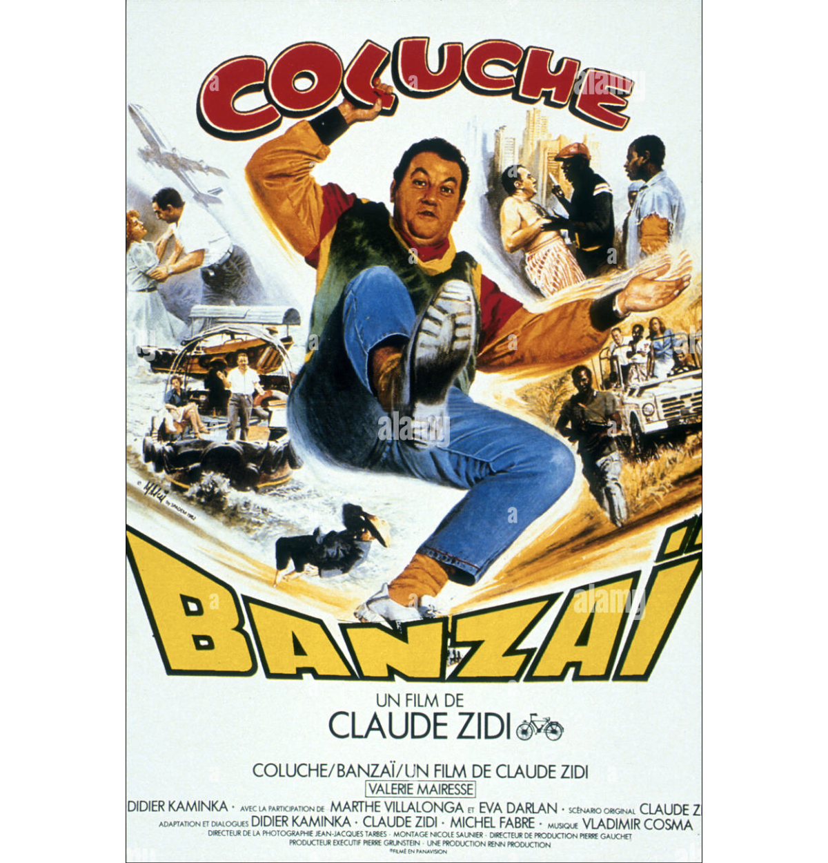 Photo : Affiche du film "Banzaï" de Claude Zidi. - Purepeople