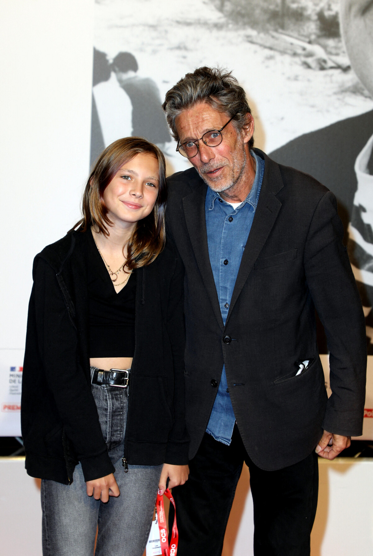 Photo : Nils Tavernier et sa fille - Cérémonie d'ouverture du Festival ...