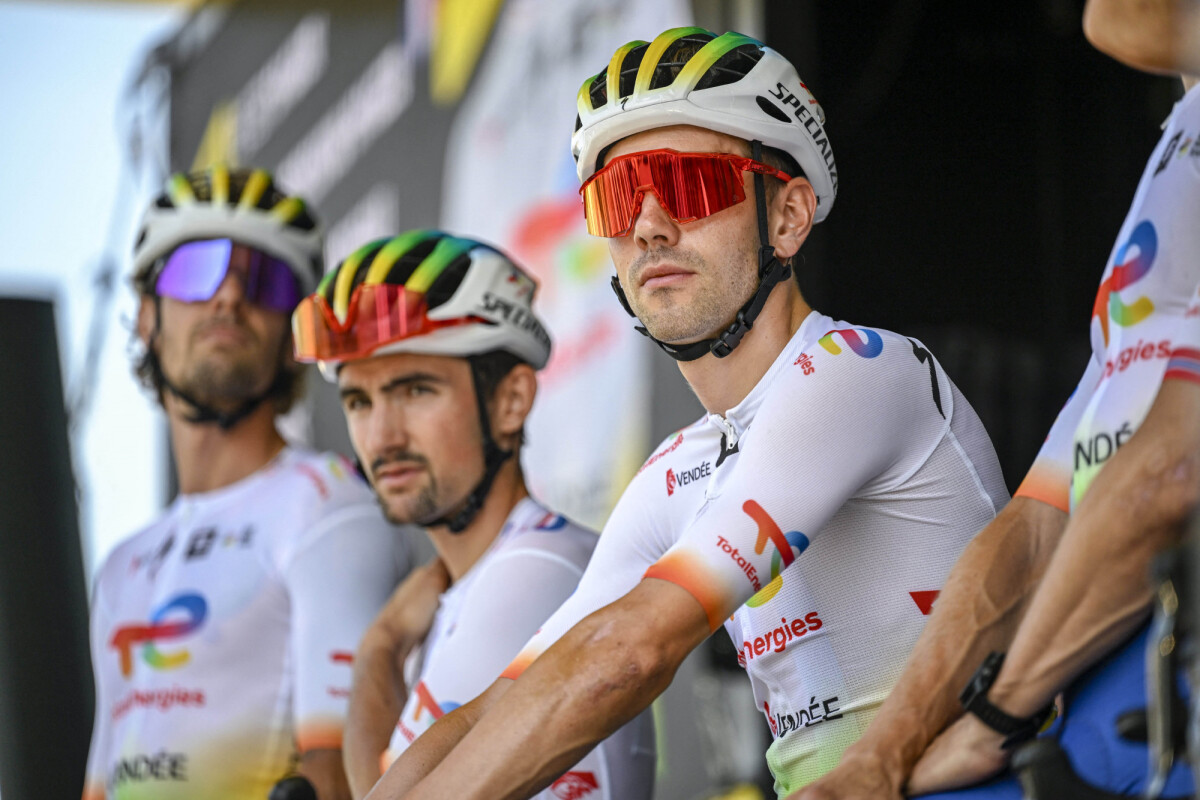 Photo : Steff Cras évoque sa terrible chute Steff Cras lors du Tour de ...