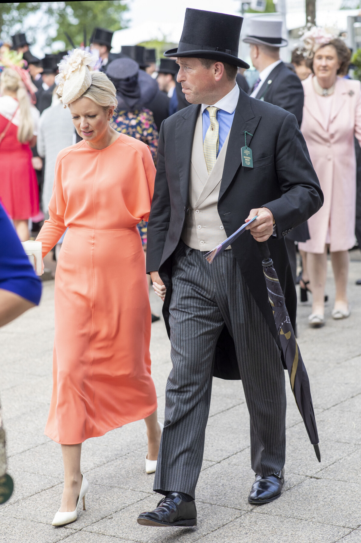 Photo : Peter Phillips et Lindsay Wallace - People lors de la course ...