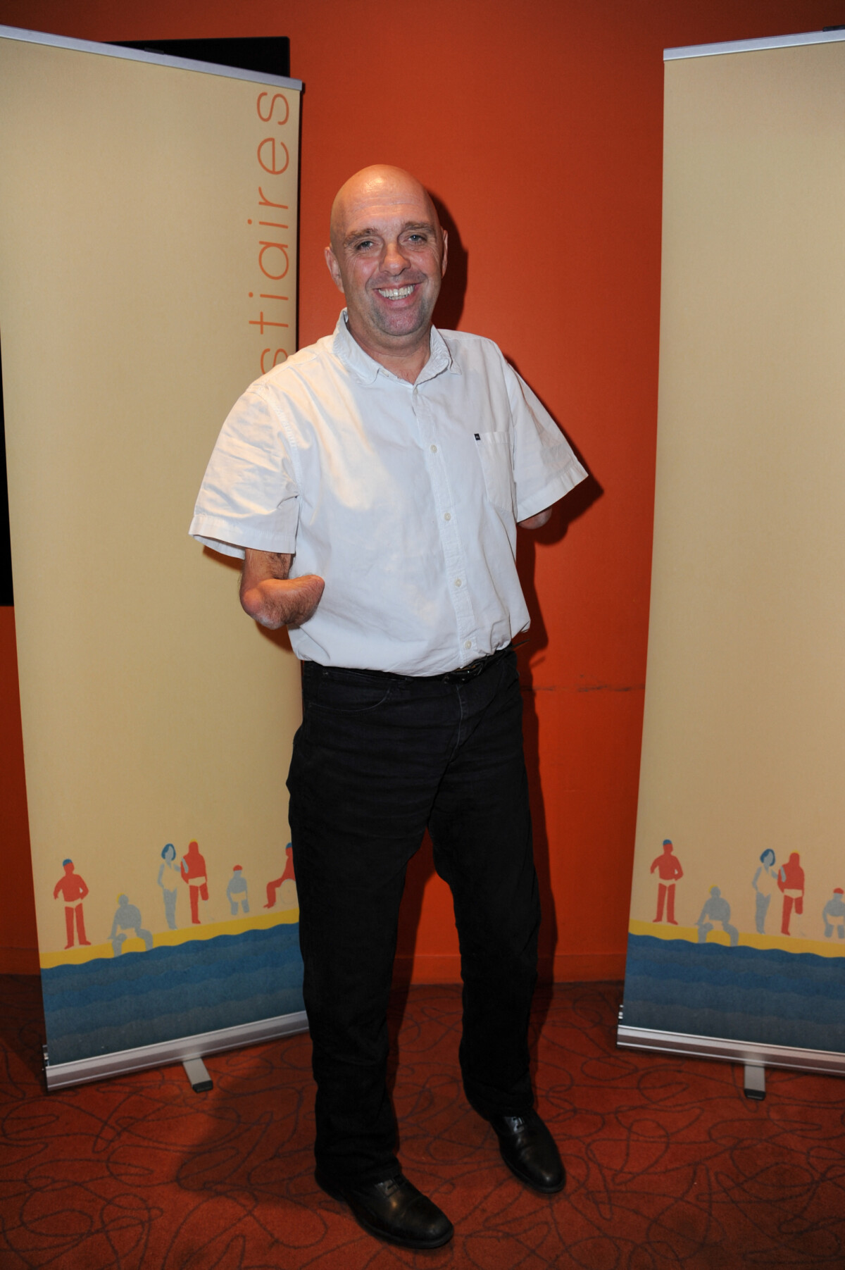 Photo : L'acteur Philippe Croizon assiste à la soirée de lancement des ...