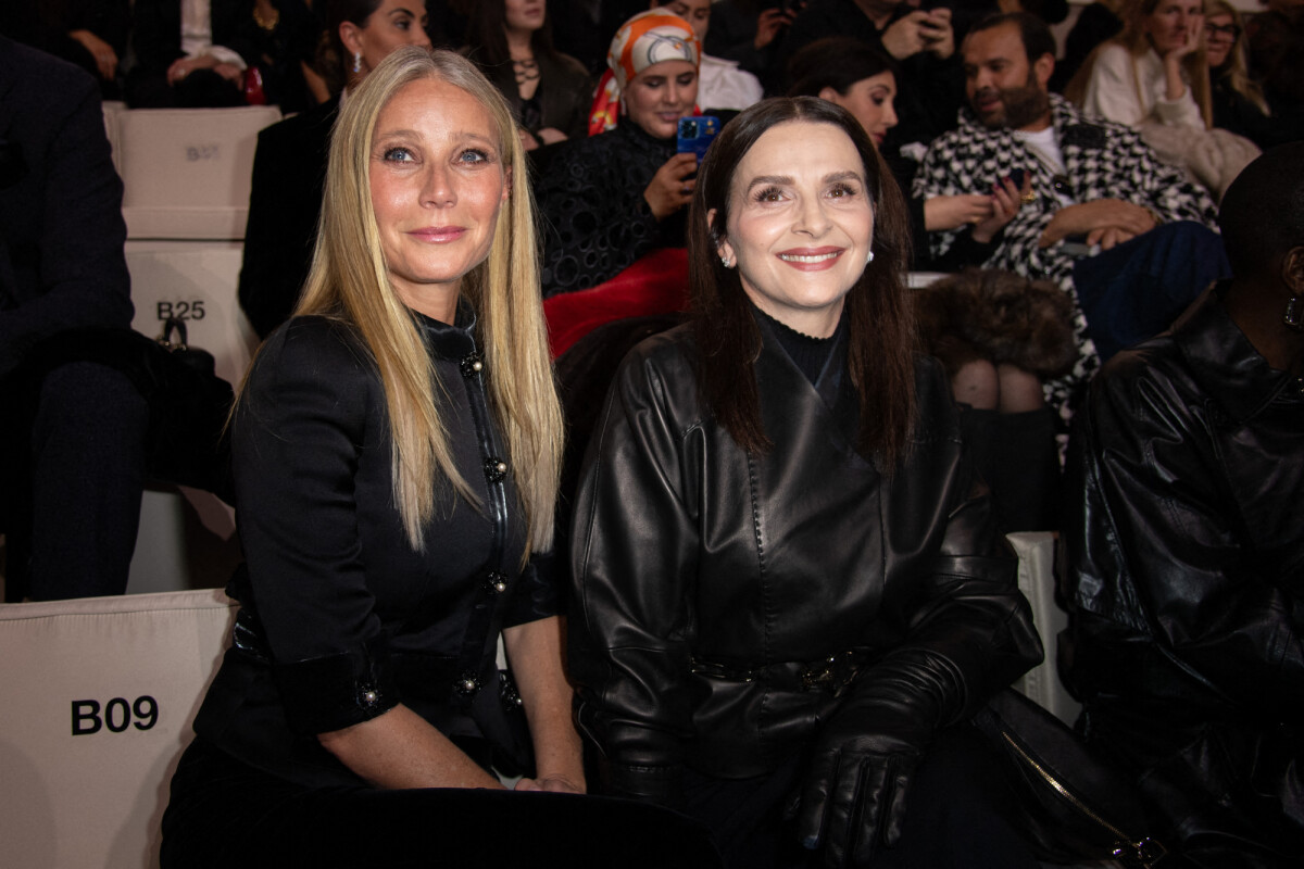 Photo : Gwyneth Paltrow et Juliette Binoche assistent au défilé Giorgio ...