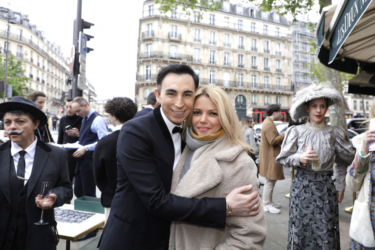 Photo : Jordan de Luxe et Séverine Ferrer lors de la soirée des 140 ans ...