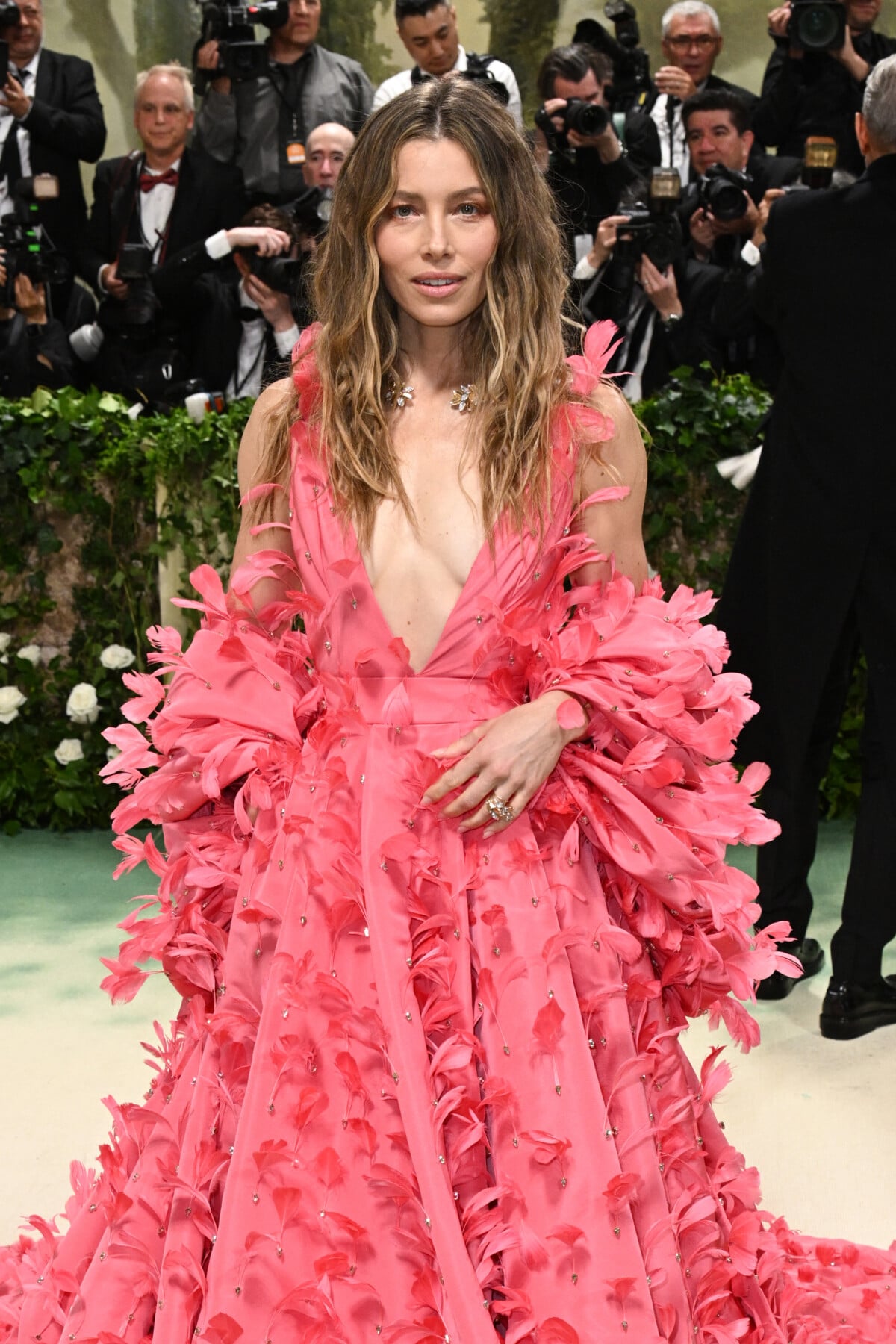 Photo : Jessica Biel lors de l'édition 2024 du Met Gala à New York le 6 ...